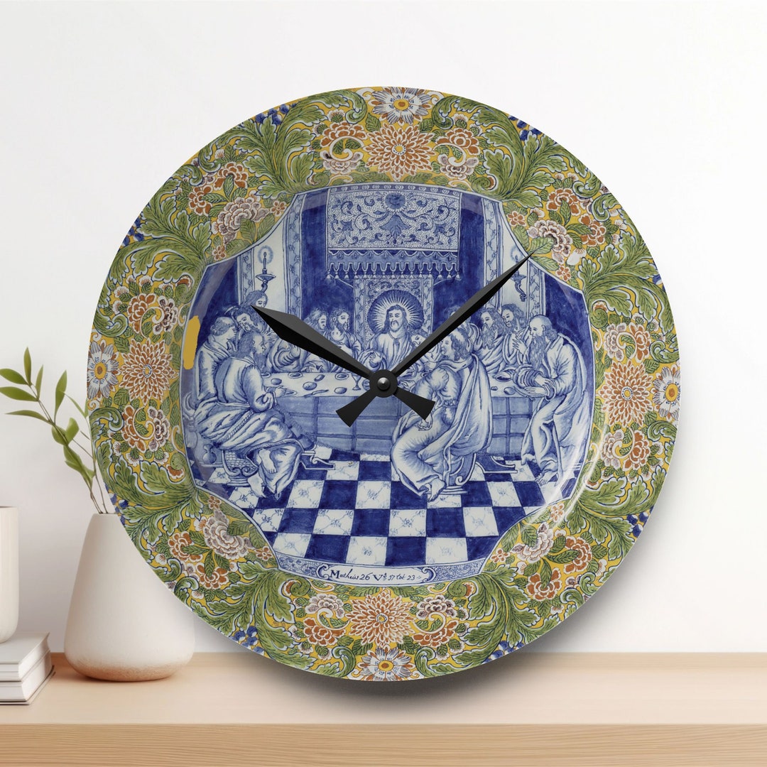 The Last Supper Acrylic Wall Clock, the Lord's Last Supper, Religious ...