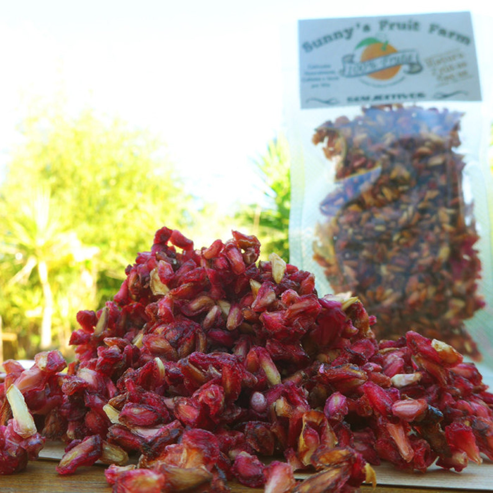 Dried Pomegranate Seeds 200g All Natural Healthy Fruit - Etsy Denmark