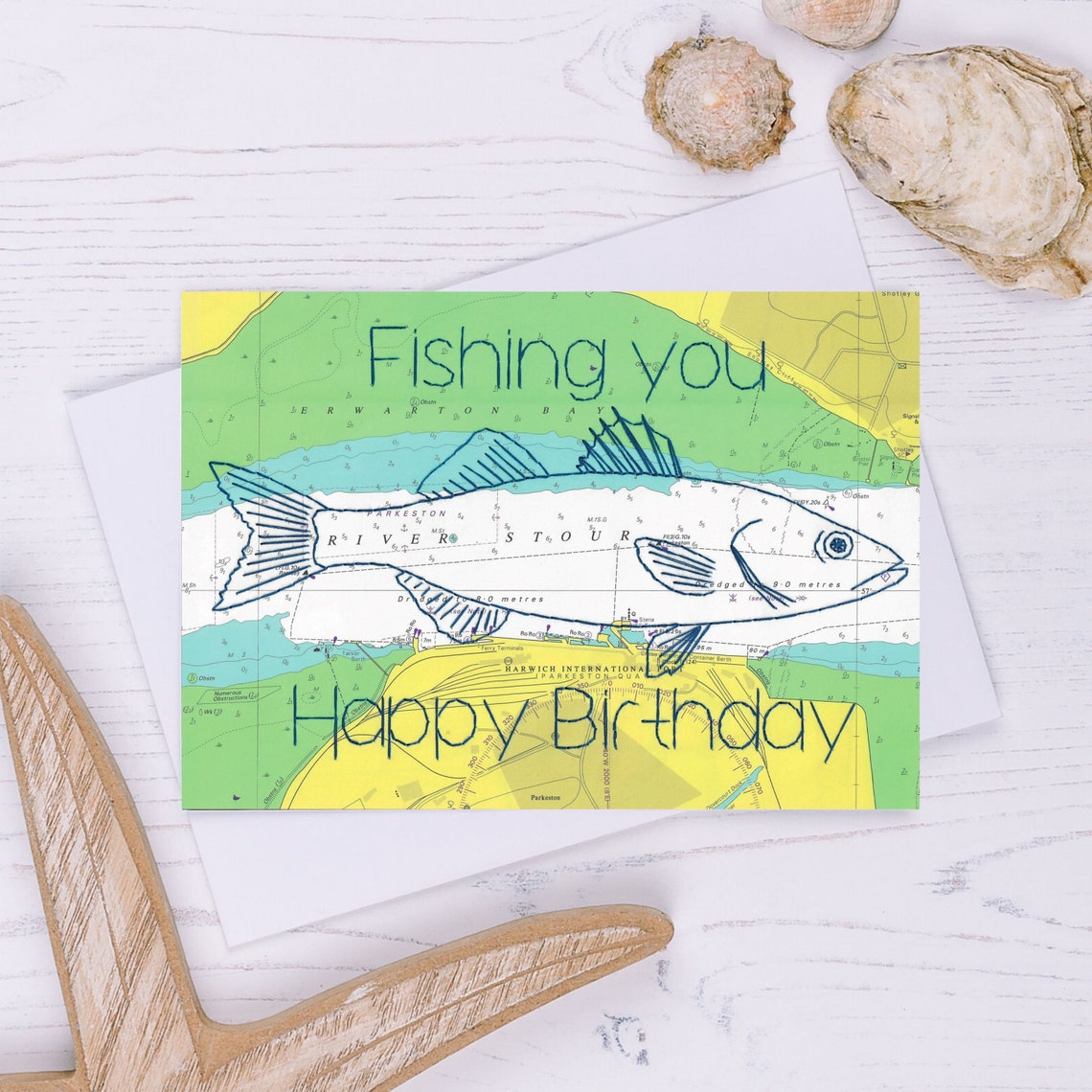 Seafood Platter Pack of 6 Greetings Cards - Etsy