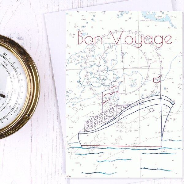 Bon Voyage Card - Etsy UK