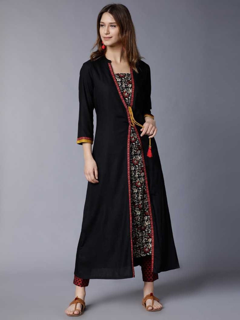 Cotton Layered Kurta /tunic/long Dress/batik - Etsy