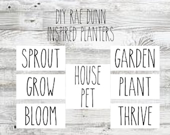 Rae Dunn Planters | Etsy