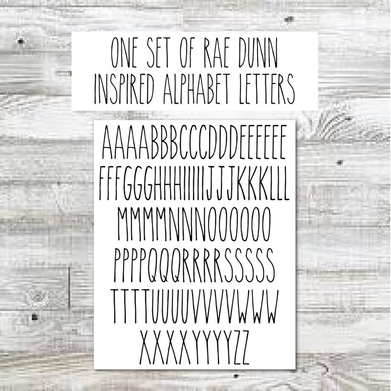 Rae Dunn Decals - Etsy