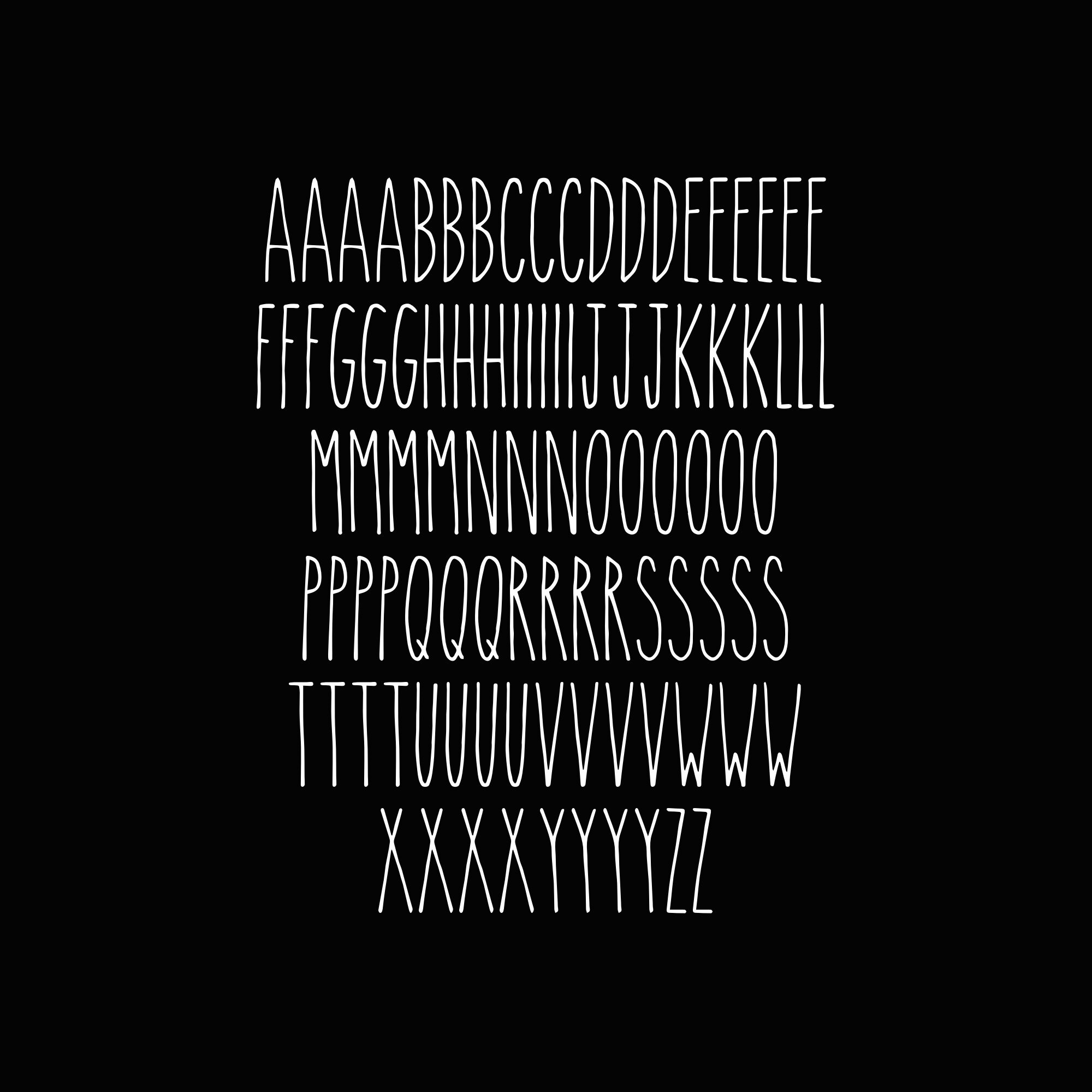 Rae Dunn Inspired Alphabet Lettersfarmhouse Style - Etsy