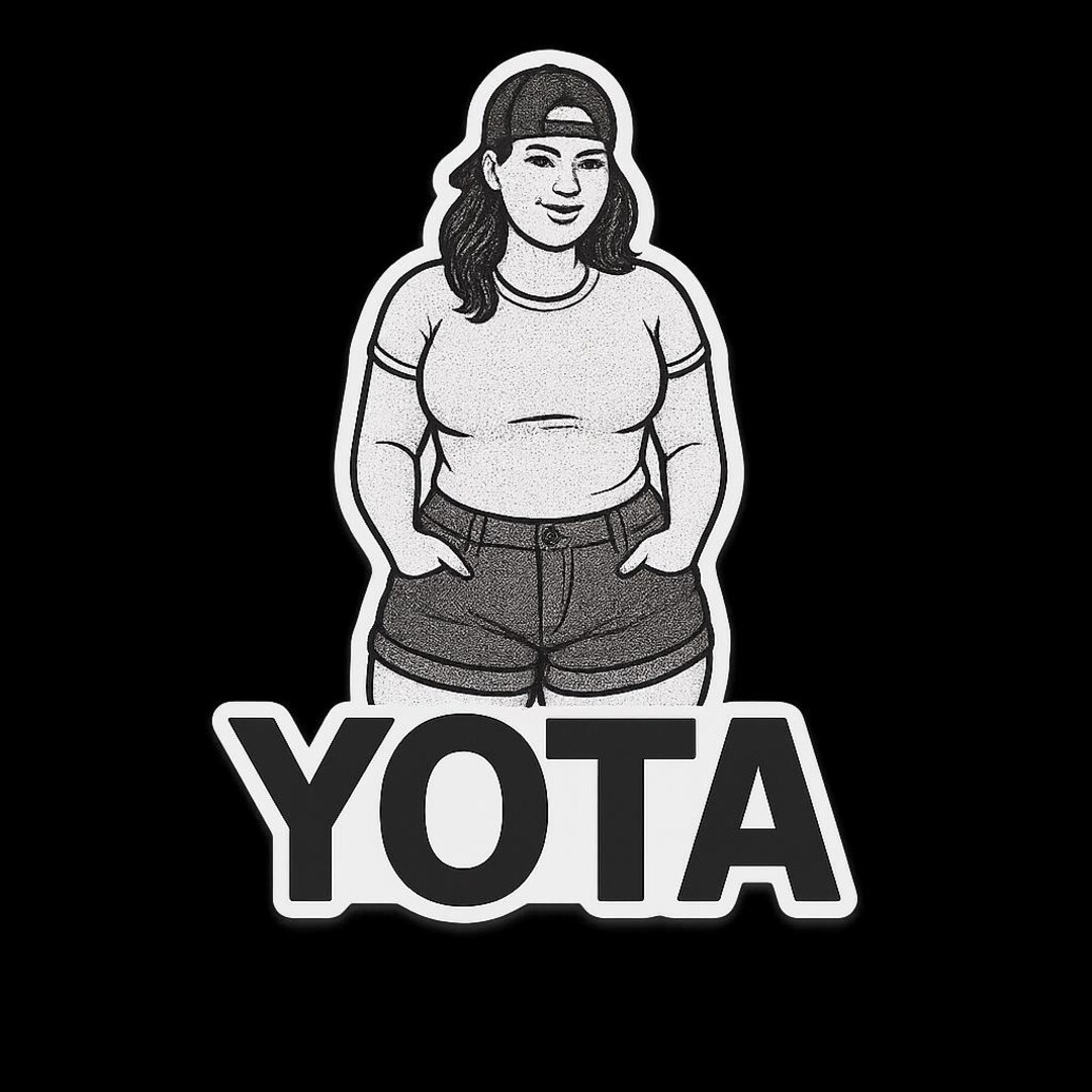 YOTA Girl PNG: Curvy Denim Shorts, Toyota Tacoma Sticker - Etsy