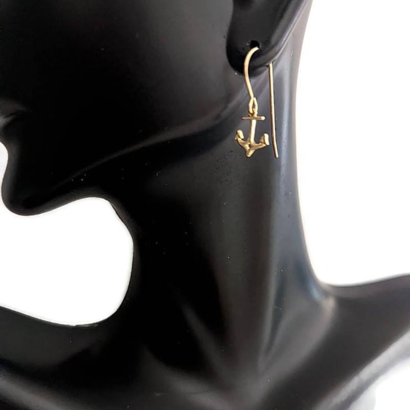 Anchor Earrings - Etsy