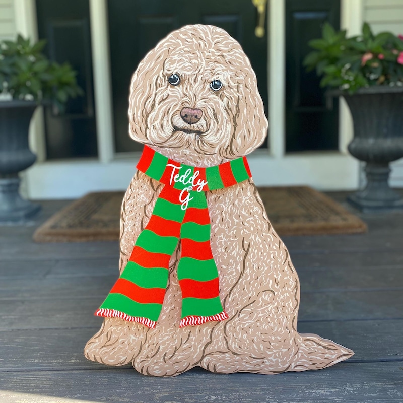 Goldendoodle Statue - Etsy