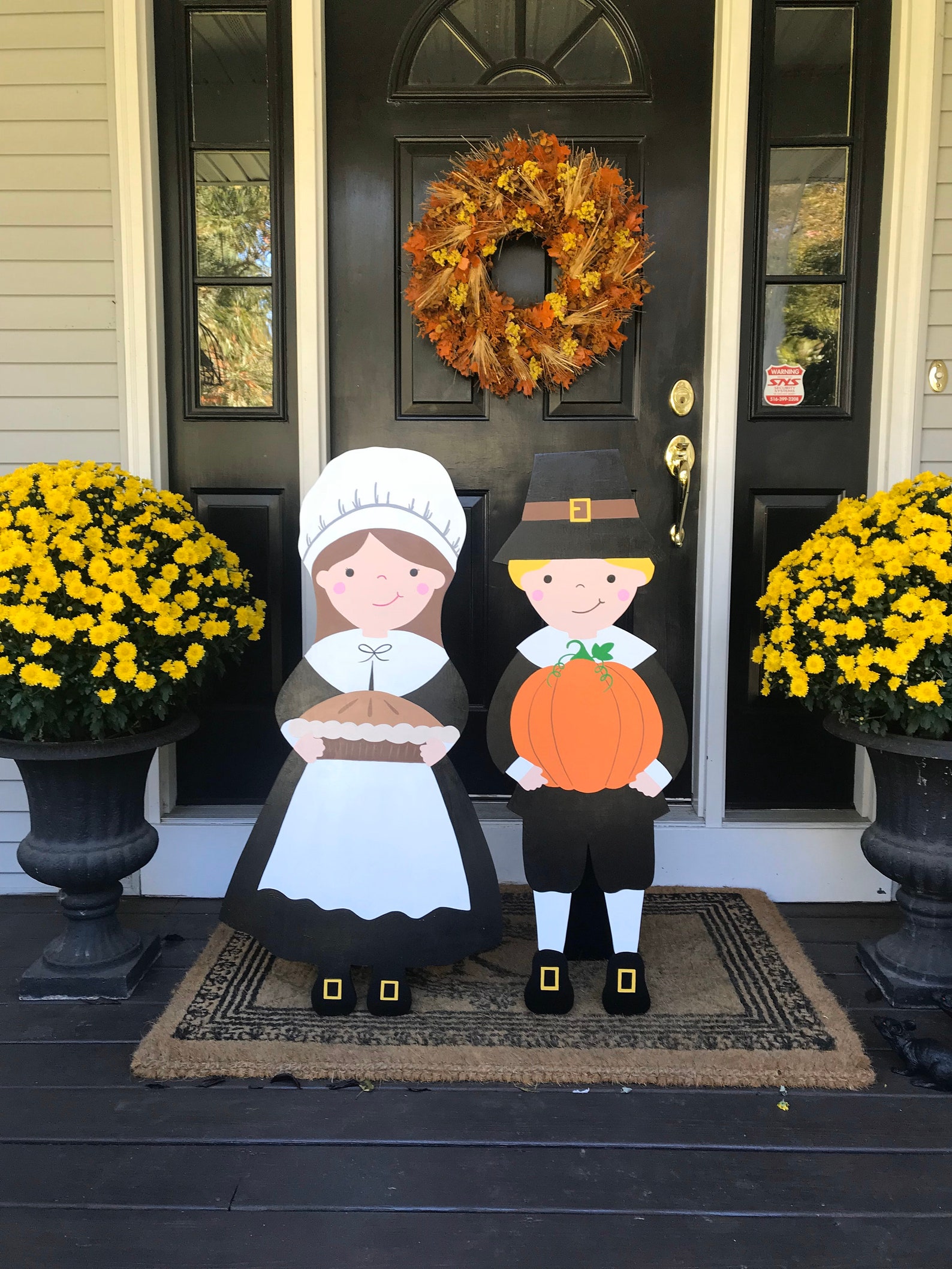 Pilgrim Outdoor Wood Lawn Decoration - Etsy