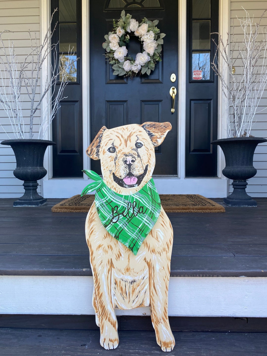 Custom Dog Wood Outdoor Lawn Decoration - Etsy