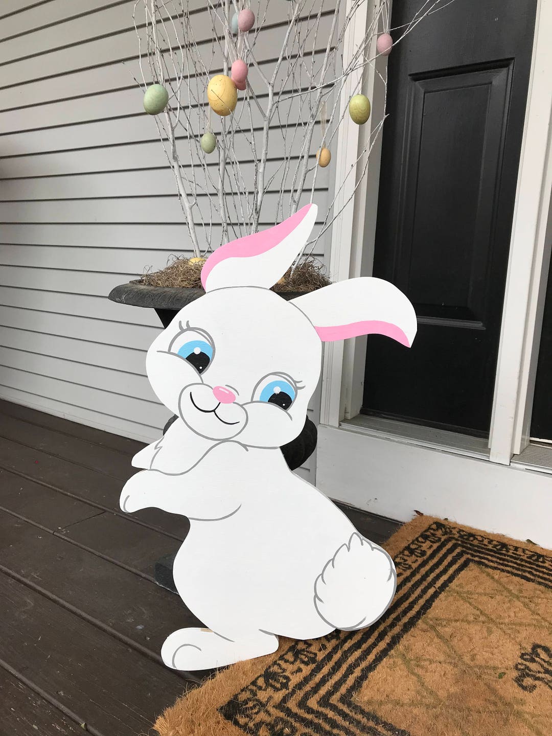 Easter Bunny Outdoor Lawn Decor - Etsy