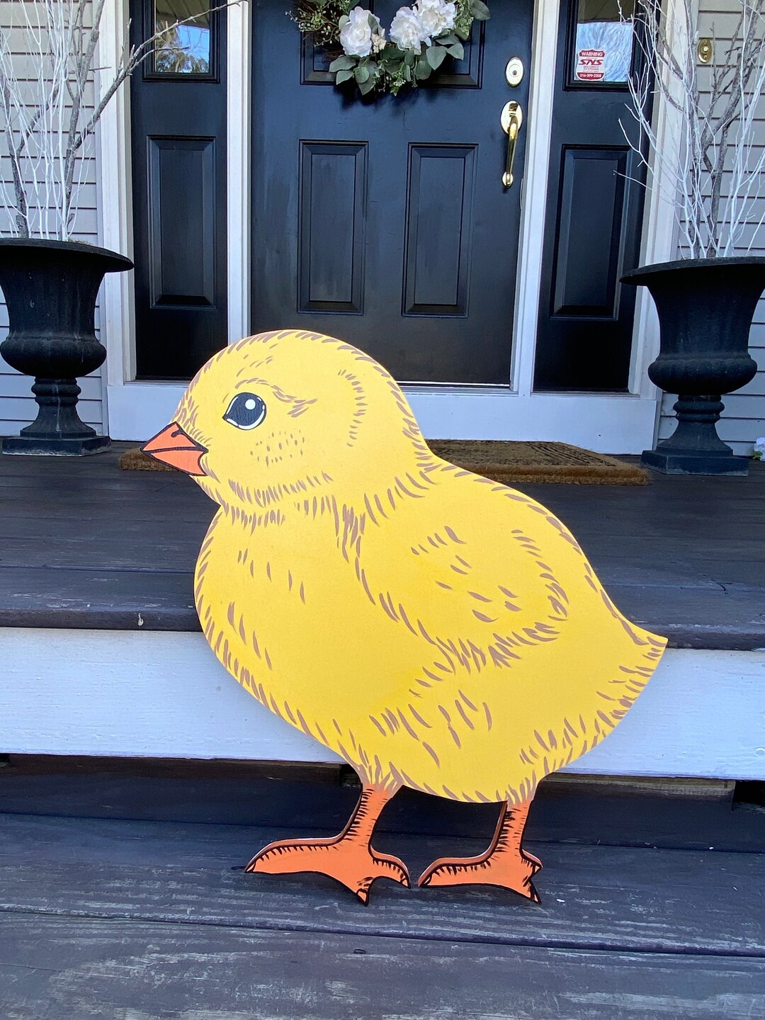Easter Chick Outdoor Lawn Decor - Etsy