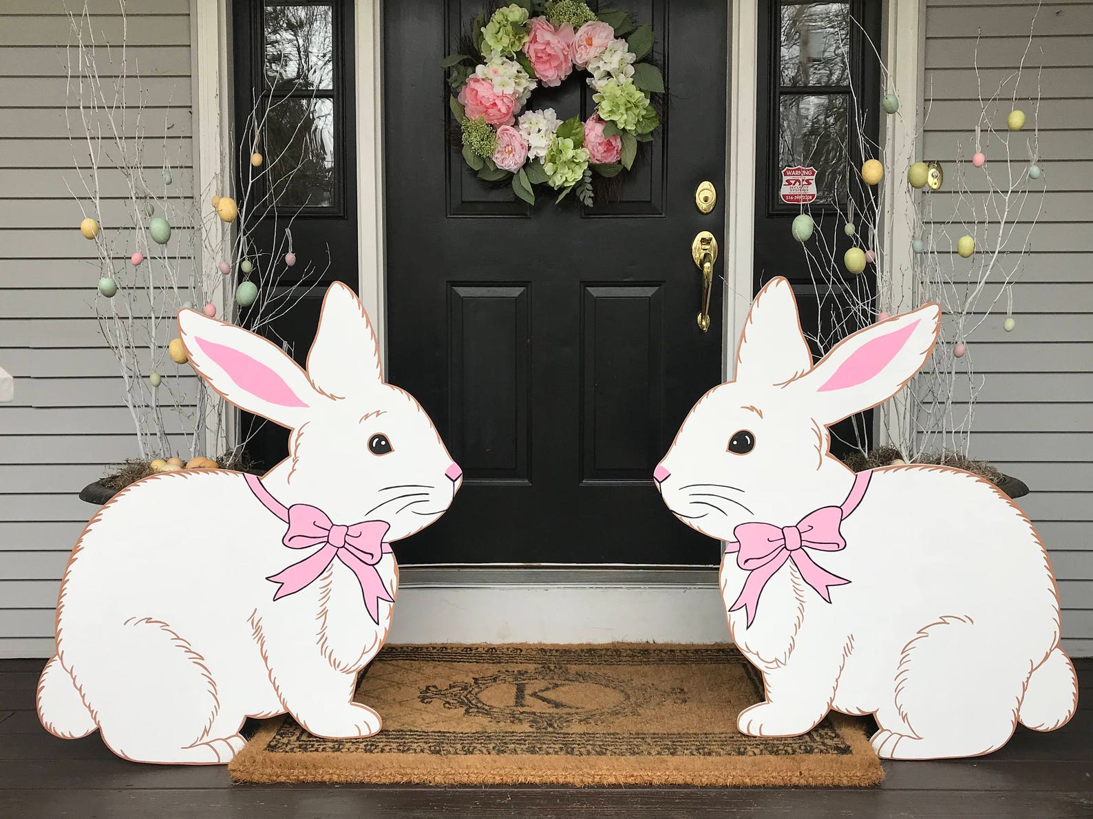 Easter Bunny one Outdoor Lawn Decor - Etsy