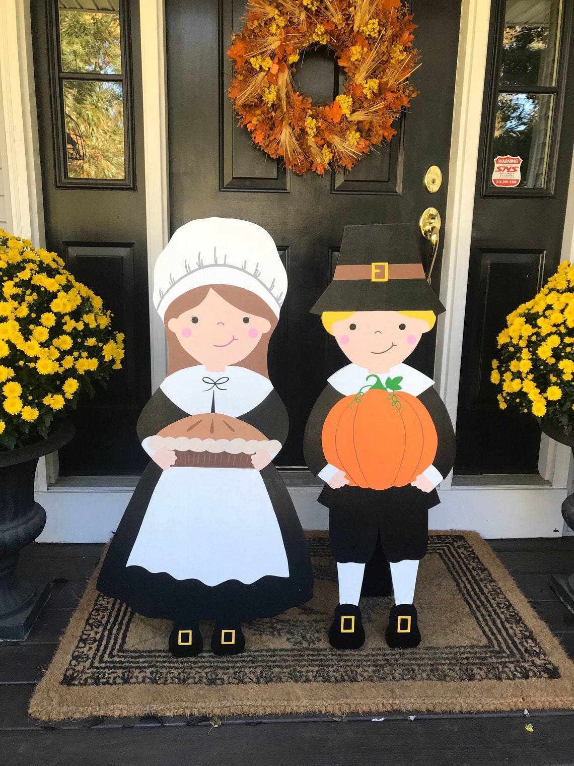 Pilgrim Outdoor Wood Lawn Decoration - Etsy