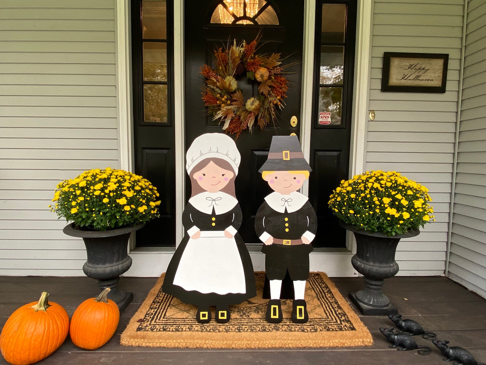 Pilgrim Outdoor Wood Lawn Decoration - Etsy