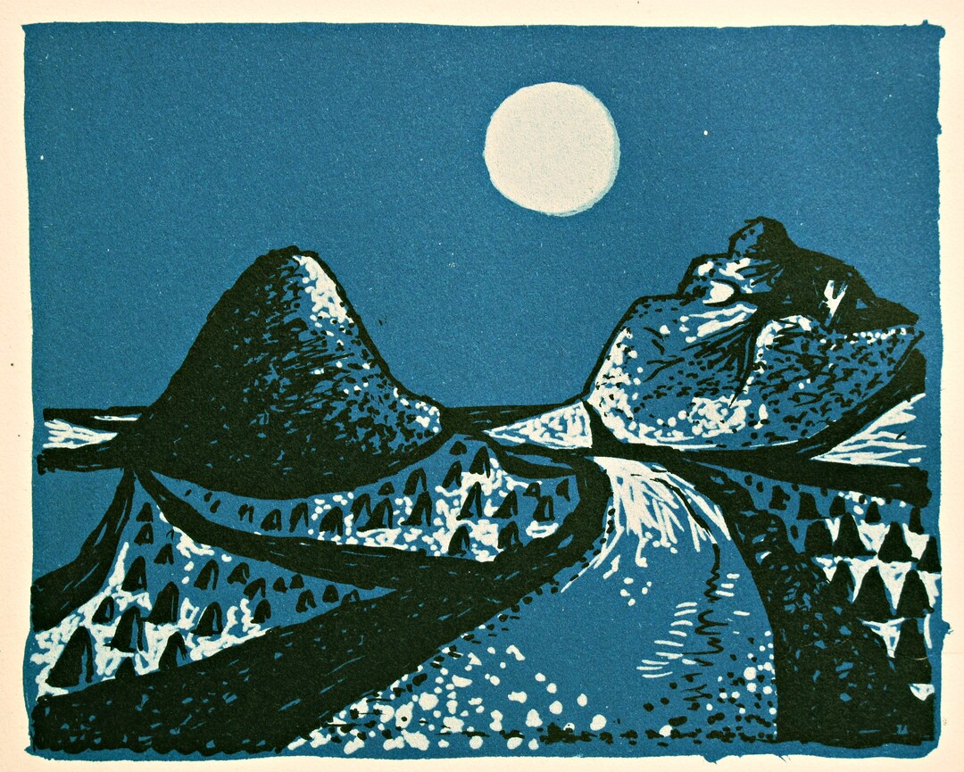 JOHN CRAXTON Lithographic Book Illustration From 1944 1st Edition of ...