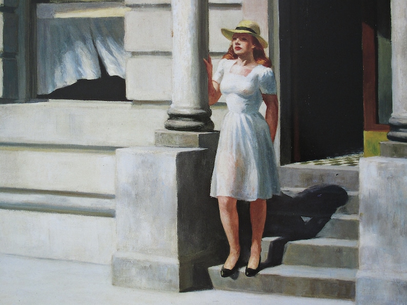 EDWARD HOPPER 'summertime' Print 1943 American Art - Etsy