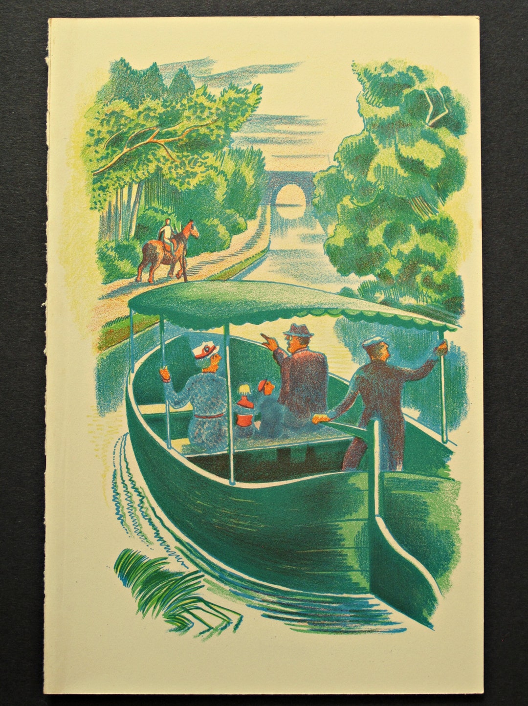 JOHN NASH Lithographic Book Illustration From 1939 1st Edition of 'men ...
