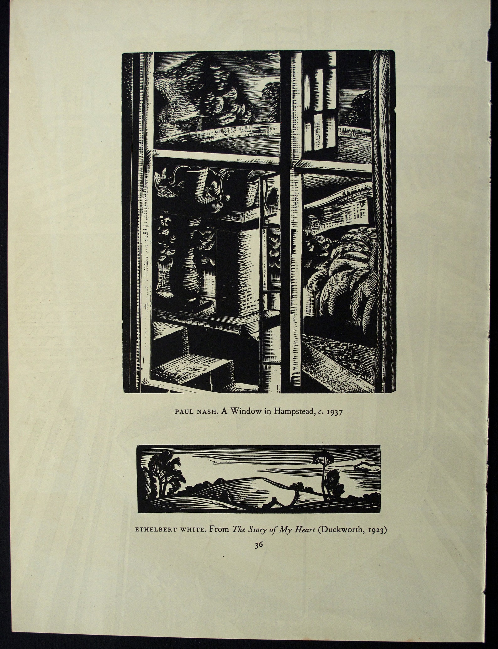 EDWARD WADSWORTH 'in Drydock' Woodcut Illustration From 1951 1st ...