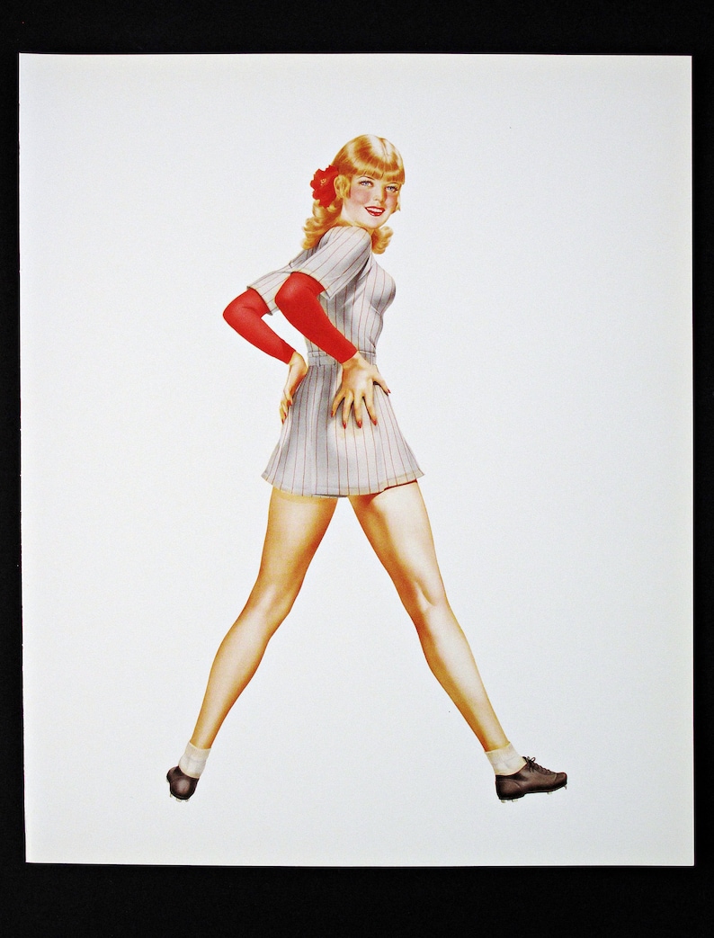 Alberto Vargas Pin-up Illustration Book Plate - Vintage Book Print ...