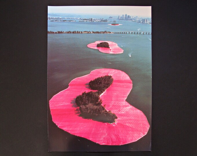 CHRISTO & JEANNE-CLAUDE Surrounded Islands, Biscayne Bay 1983, Print - Etsy