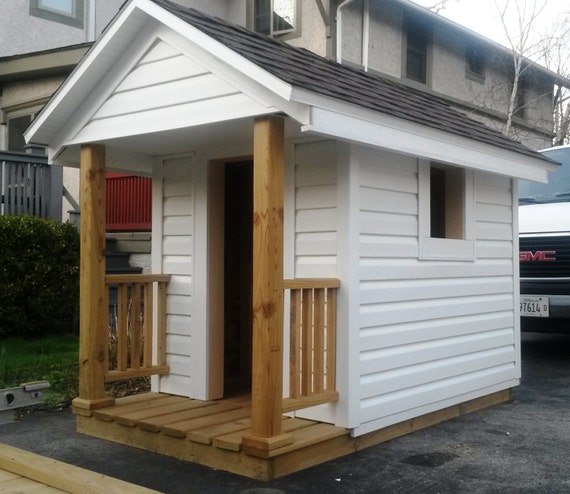 Items similar to New White Children's Playhouse. on Etsy