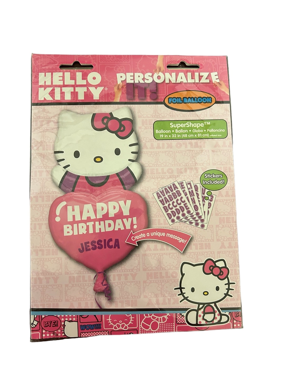 Super Shape Hello Kitty Balloon - Etsy
