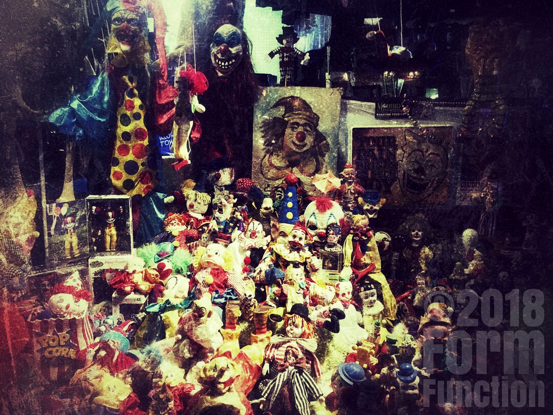 Clowns, Fangs, Halloween, Horror, Austin, Texas, Storefront, Store ...