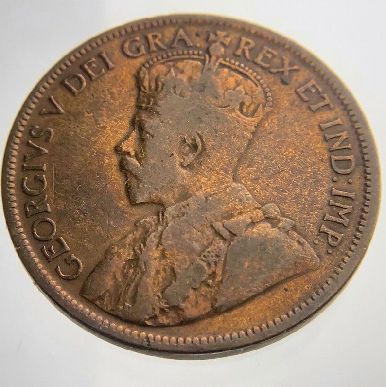 1 Cent - George V With DEI GRA 1915 Canadian - Etsy