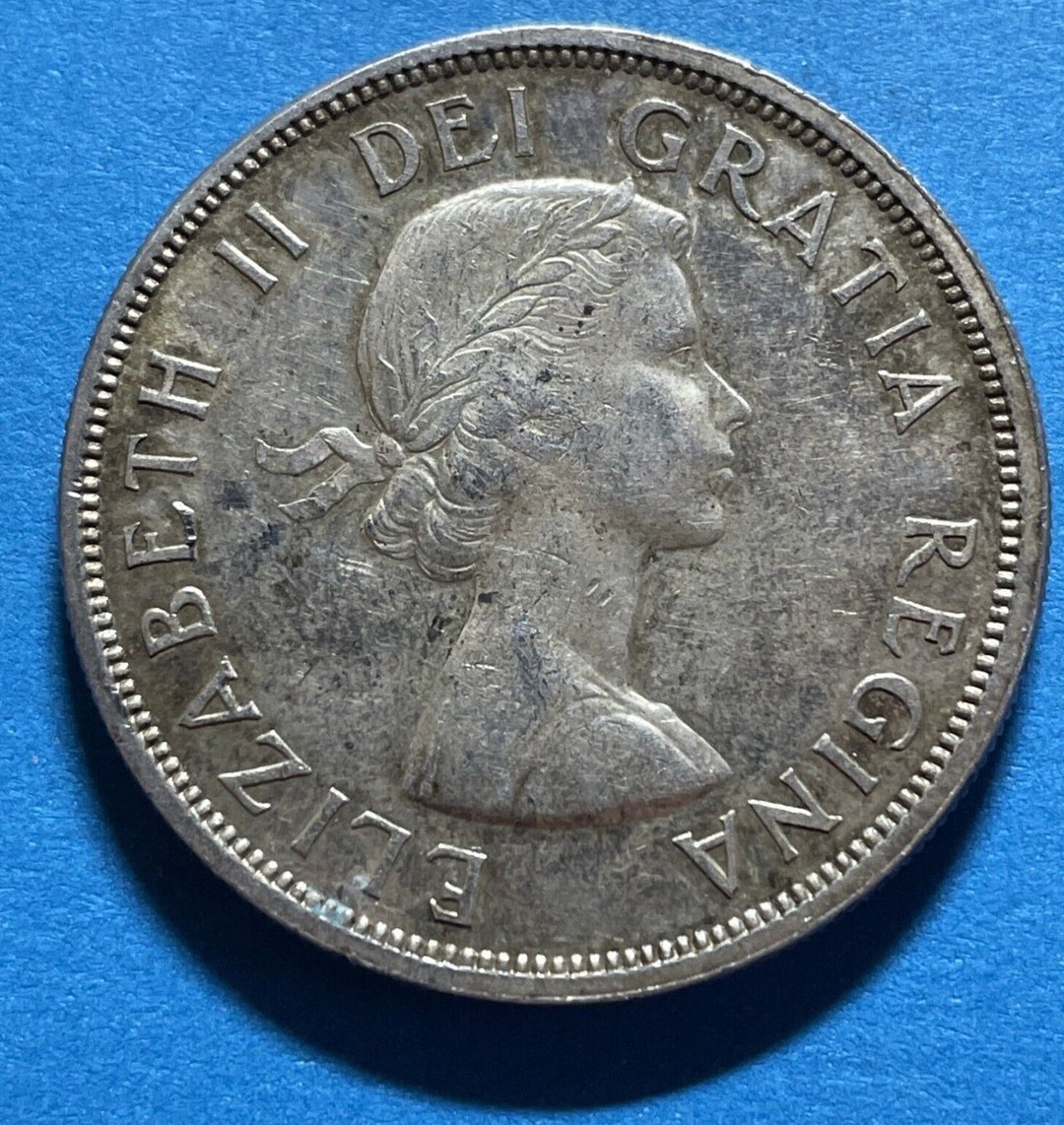 1 Silver Dollar Elizabeth II First Portrait 1961 - Etsy