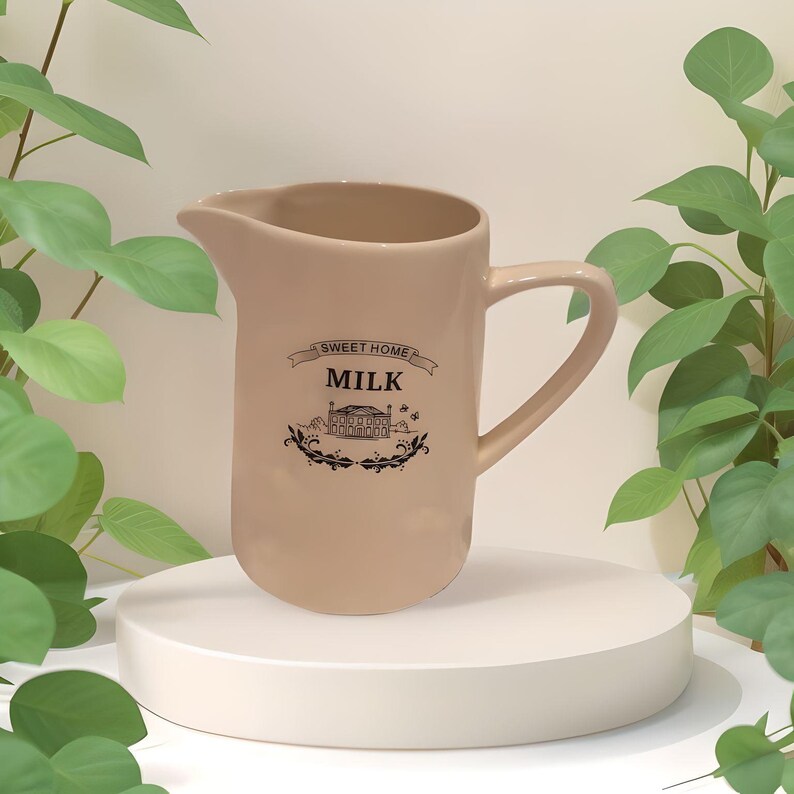 Sweet Home Vintage Milk Pitcher - Etsy