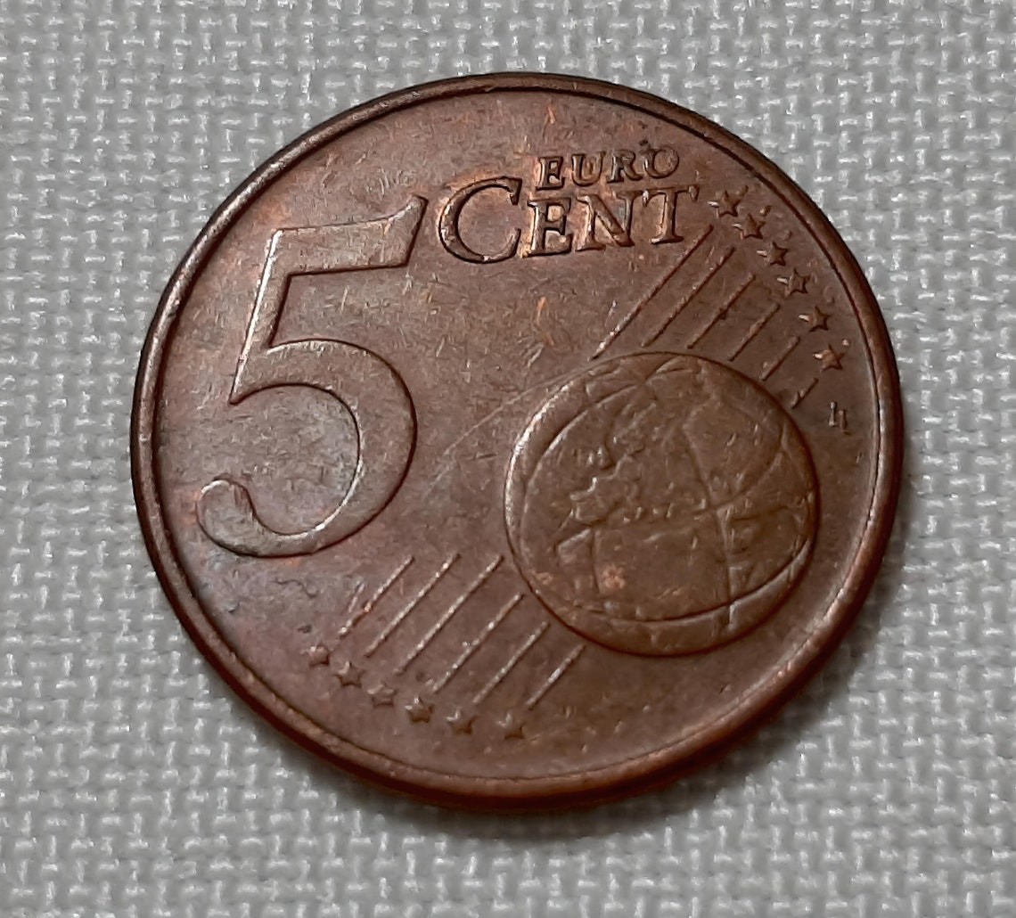 5 Euro Cents Ireland / Rare Coin - Etsy