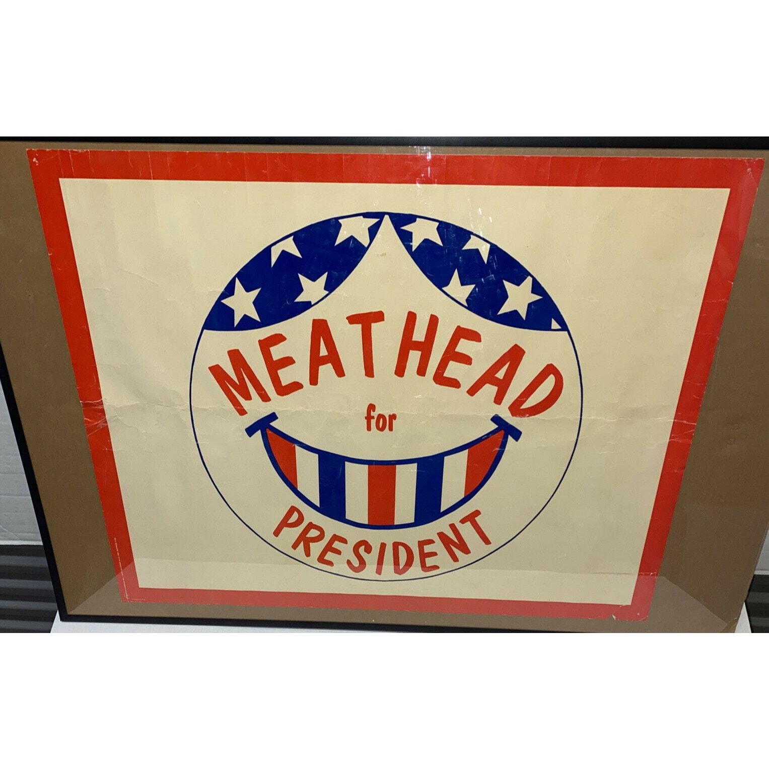 RARE Vintage 1970s Meathead for President Poster All in Family Archie ...