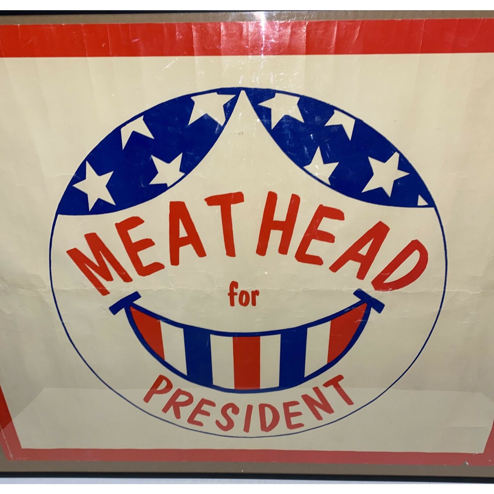 RARE Vintage 1970s Meathead for President Poster All in Family Archie ...