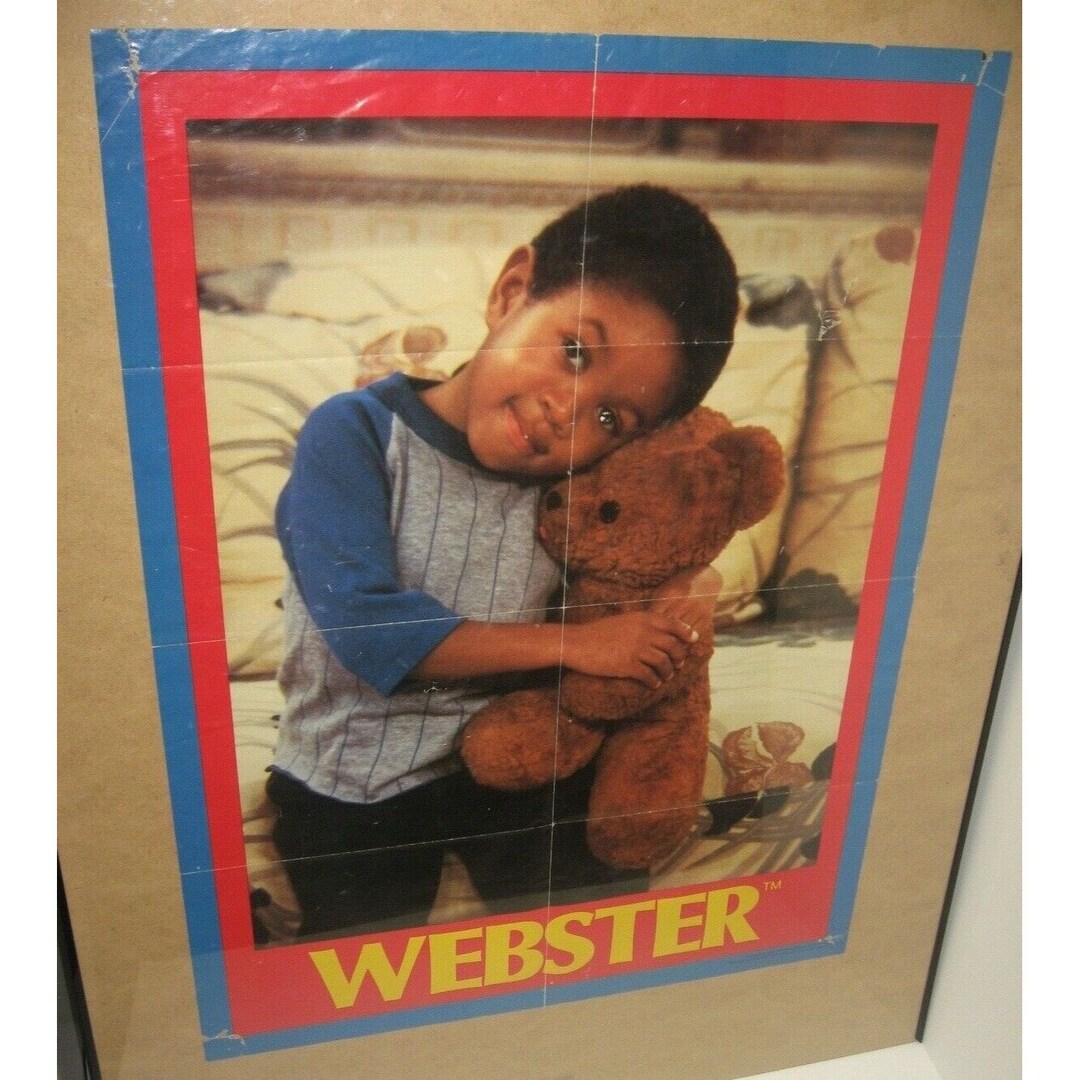 Vintage 1984 Webster Poster Emanuel Lewis 80's TV Prop Michael Jackson ...