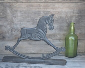 Rocking horse decor | Etsy