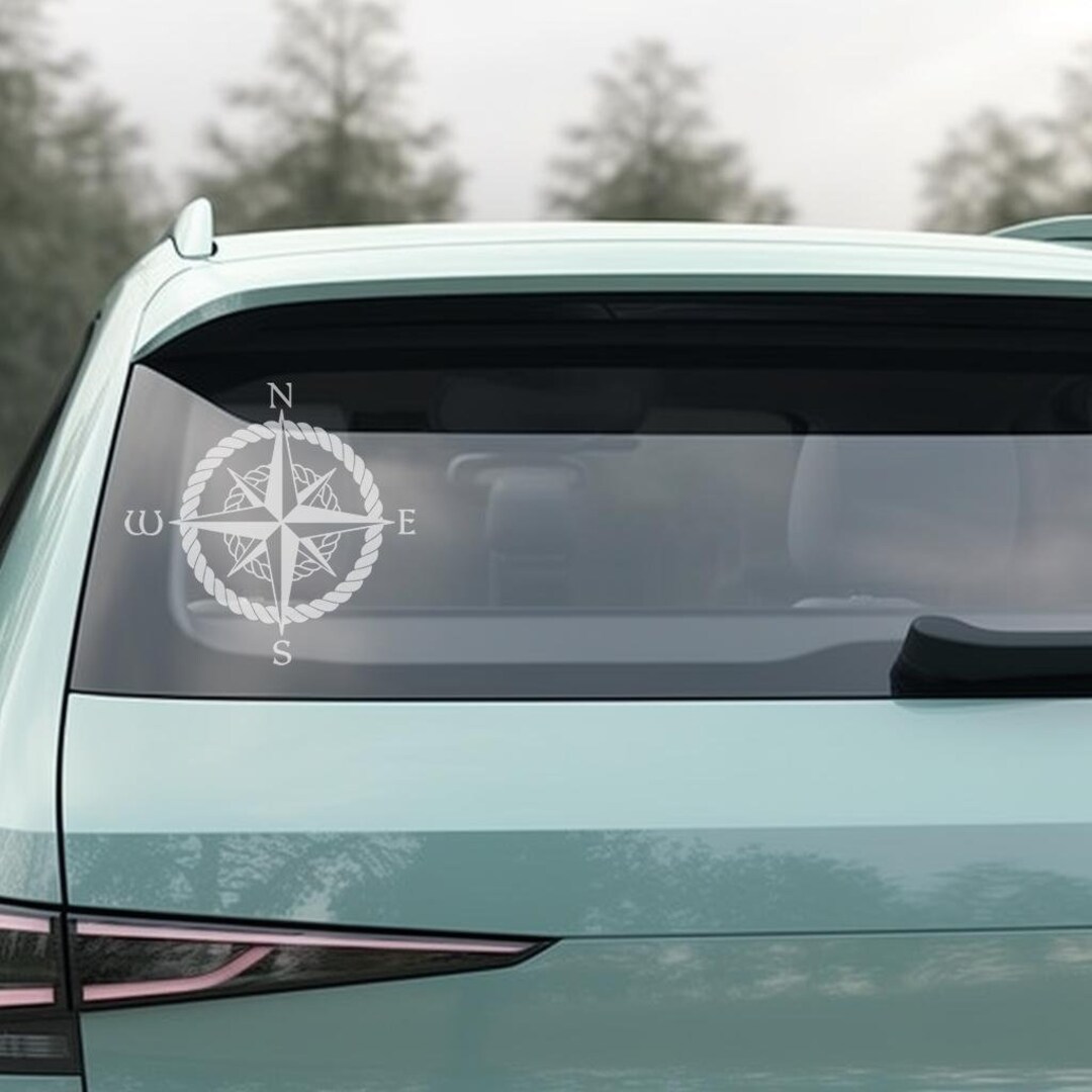 Nautical Compass Decal PNG & SVG Digital Download - Etsy