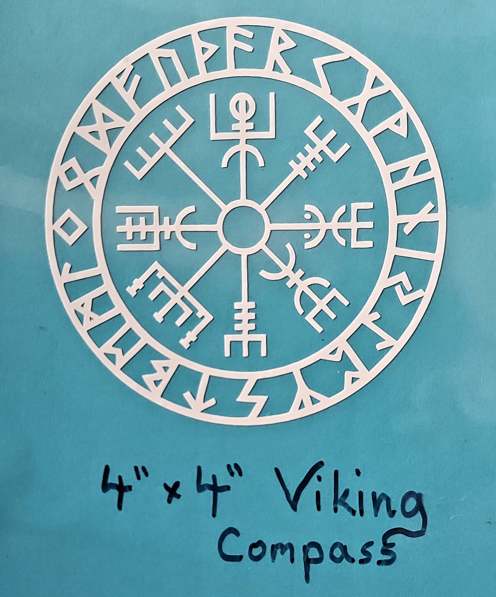 Viking Compass Car/window/laptop/wall Vinyl Decal-sticker - Etsy