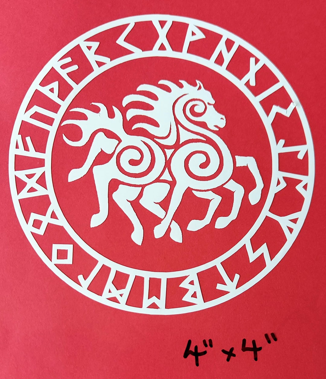 Viking Sleipnir Car/window/laptop/wall Vinyl Decal-sticker - Etsy