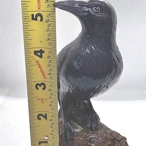 Resin Crow Statue/art/sculpture - Etsy