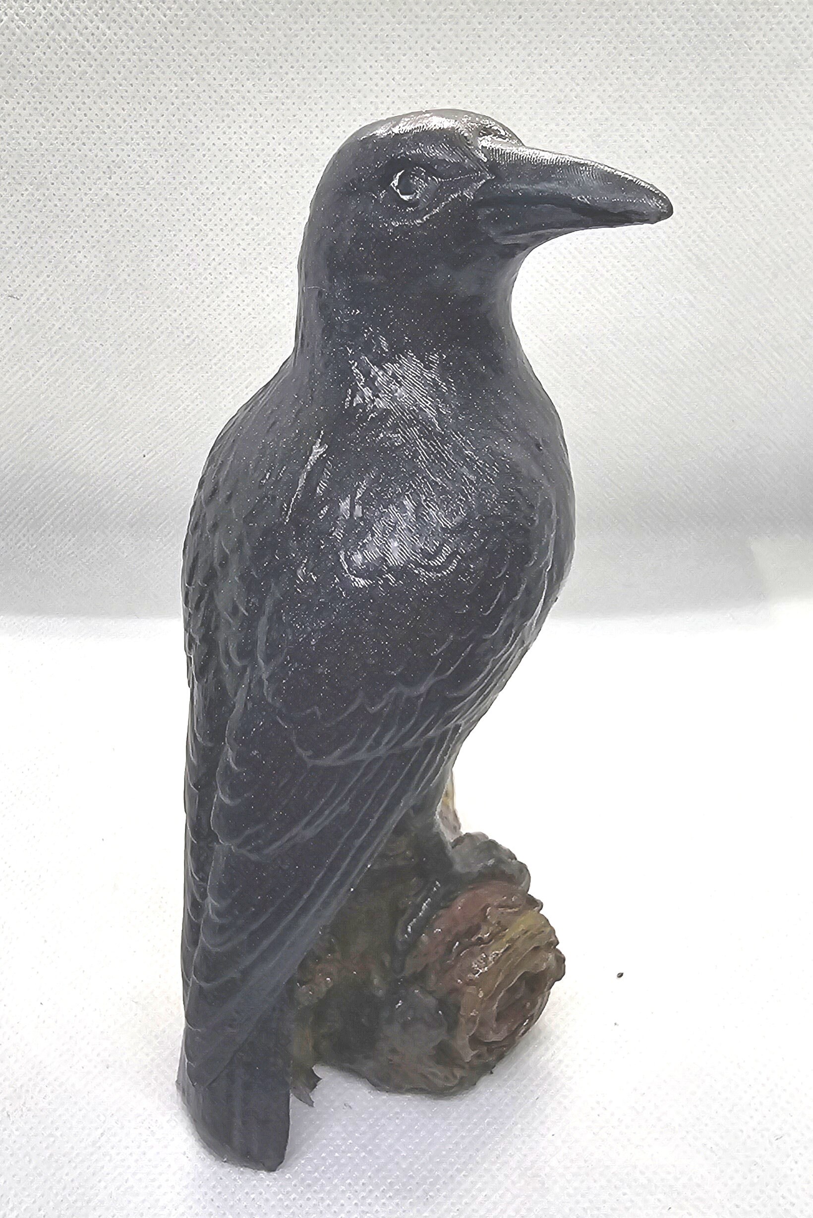 Resin Crow Statue/art/sculpture - Etsy