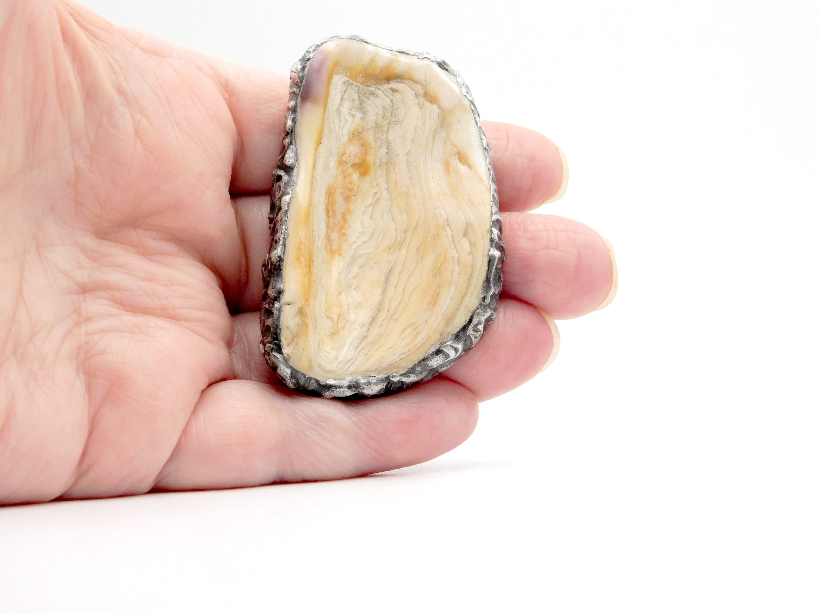 Silent Fidget Toy for Beach Lover Seashell Desk Worry Toy - Etsy