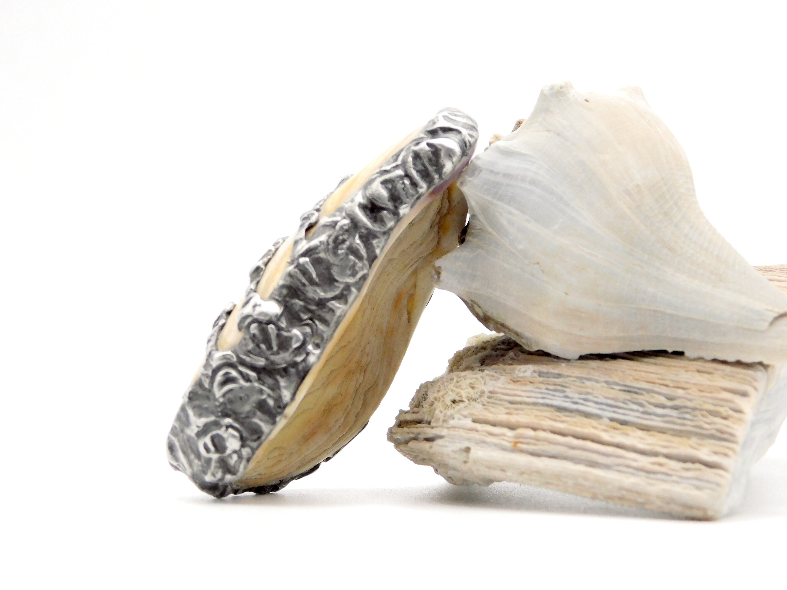 Silent Fidget Toy for Beach Lover Seashell Desk Worry Toy - Etsy