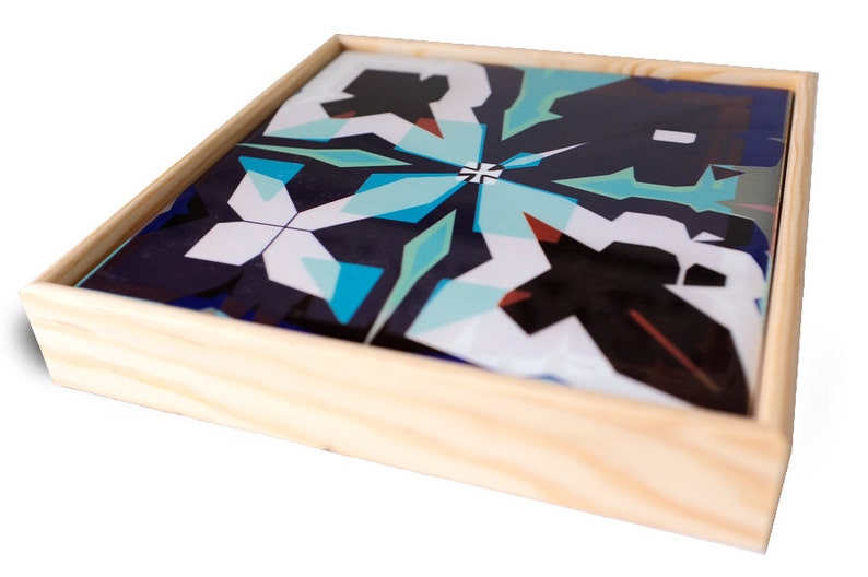 Geometric Tile Abstract wall art Asymmetric pattern Ceramic | Etsy