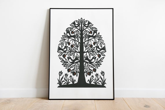 Scherenschnitte Tree