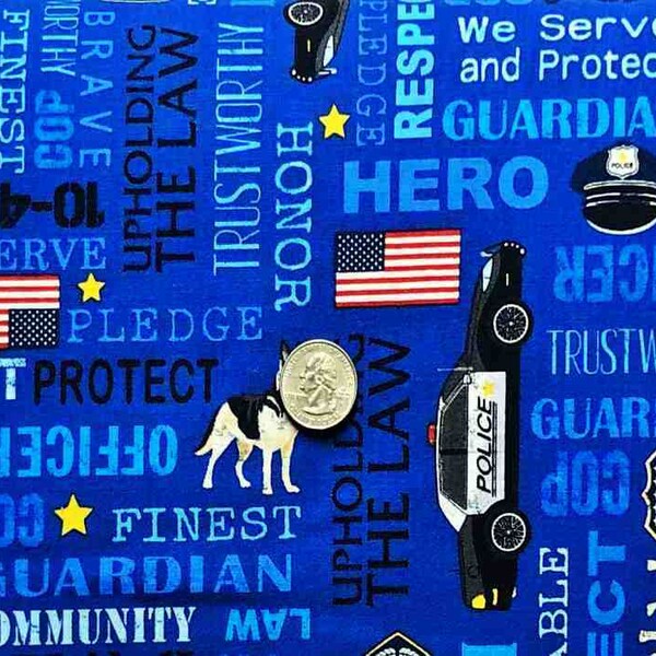 Police Fabric - Etsy