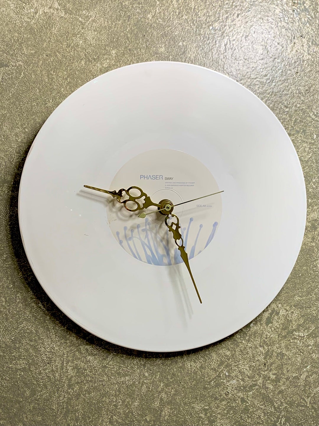 Phaser Vinyl Record Wall Clock - Etsy