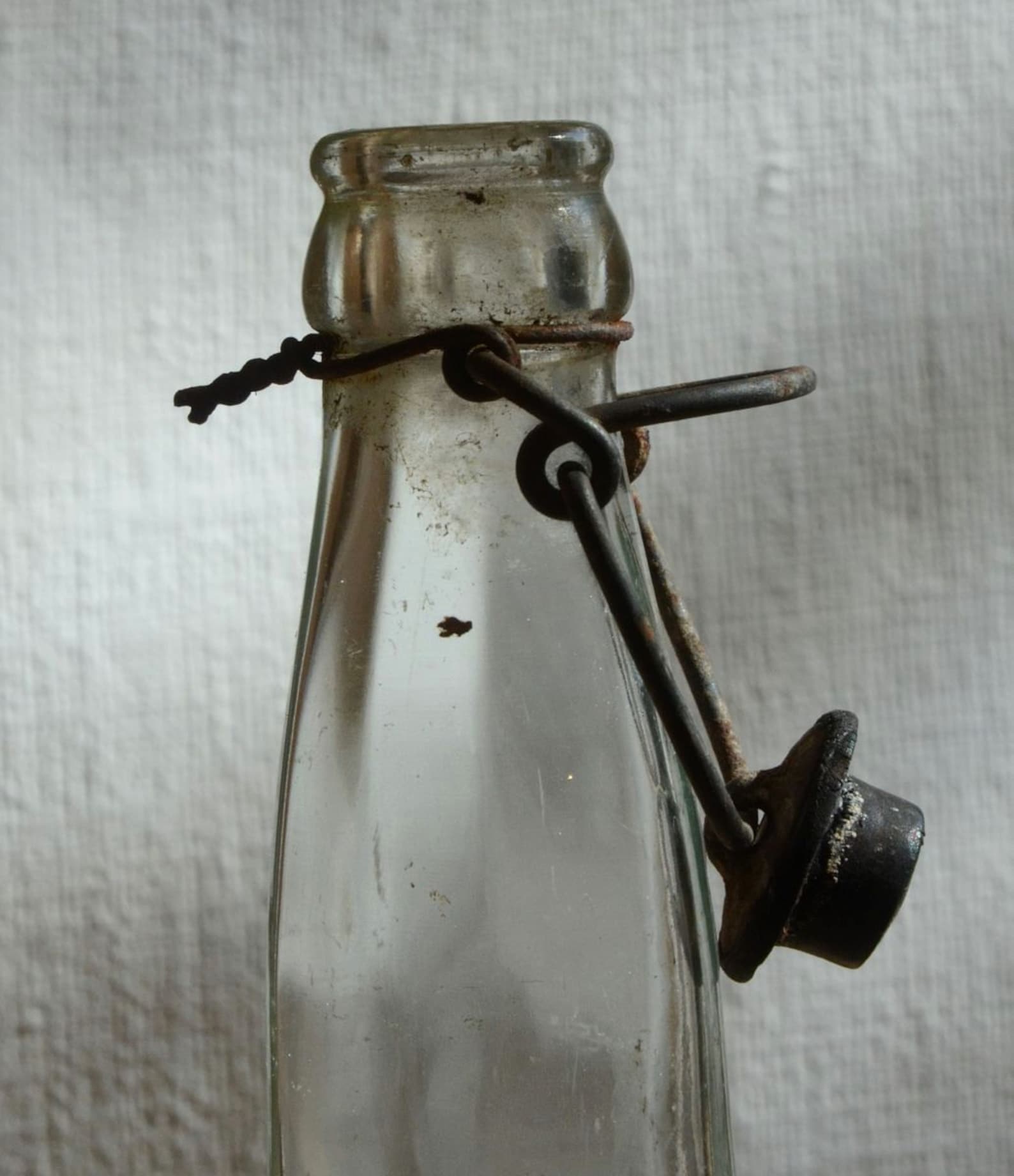 METAL TOP BOTTLE; A Vintage Beer or Liquor Bottle, With "j.w.b Co." on ...