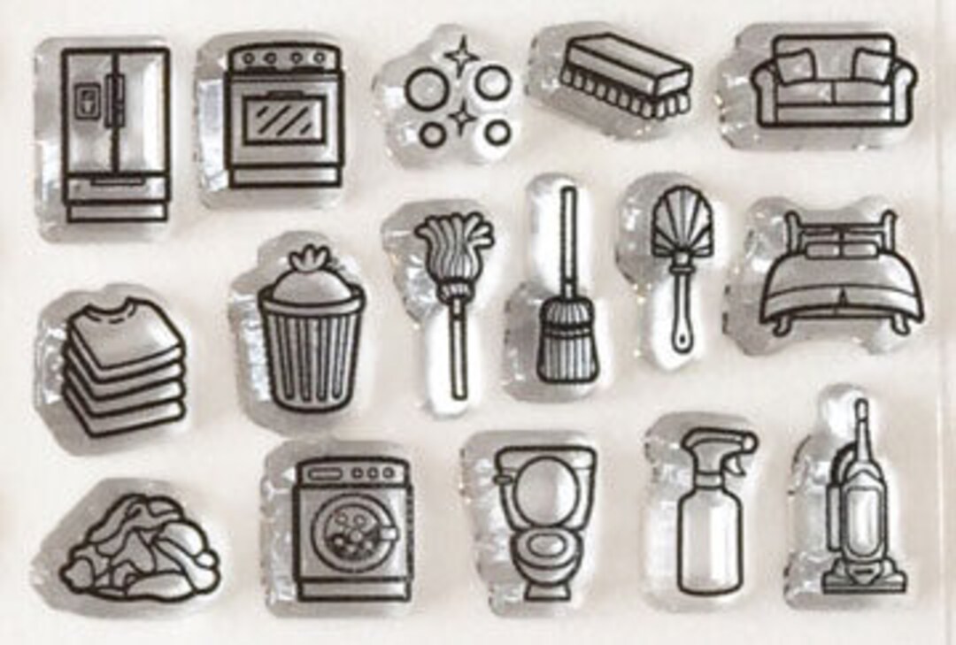 Chore Stamps, Housework Planner Stamps, Planner Sets, Planner ...