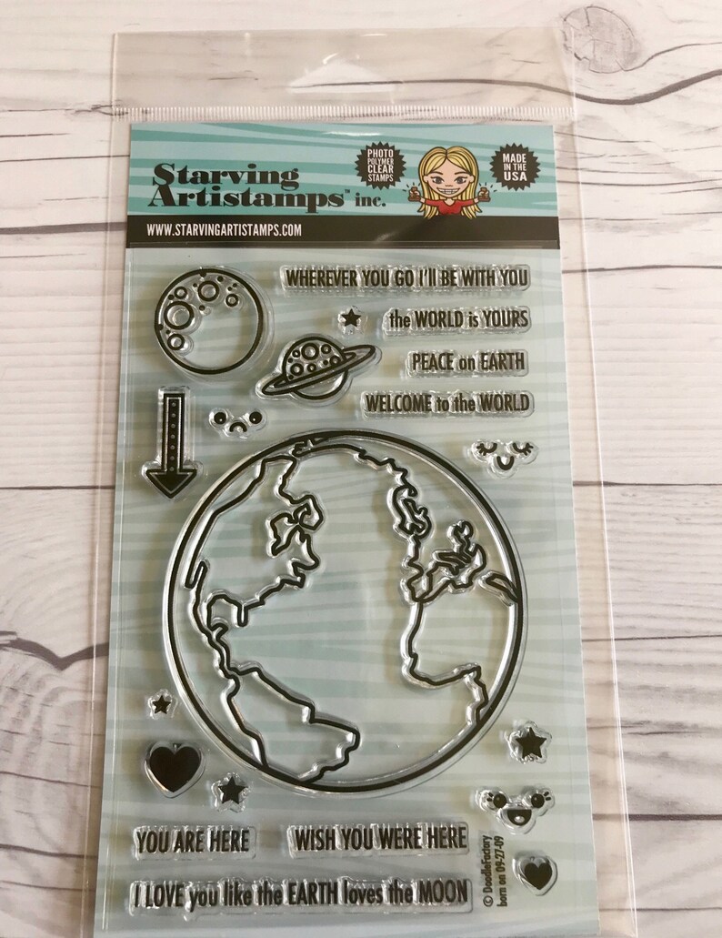 World Stamps Planet Stamps Celestial Stamps Saturn Stamp - Etsy UK