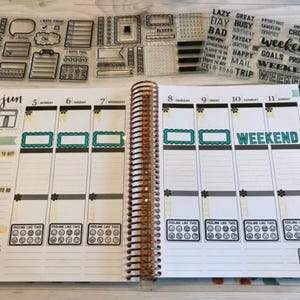 Planner Stamp Sets, Planner Icons, Planner Label Stamps, Planner Box ...